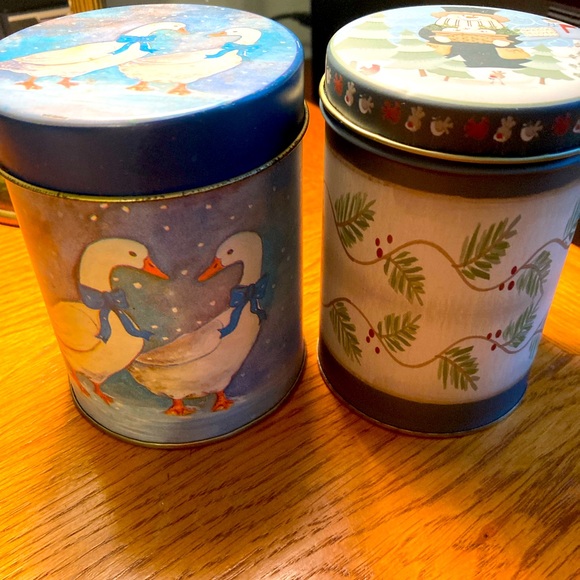 Accents | Vintage 197s Goose Tin With Bonus New Tin | Poshmark